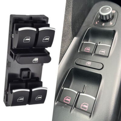 5ND959857 Power Window Master Switch Control Button For VW Tiguan Golf ...