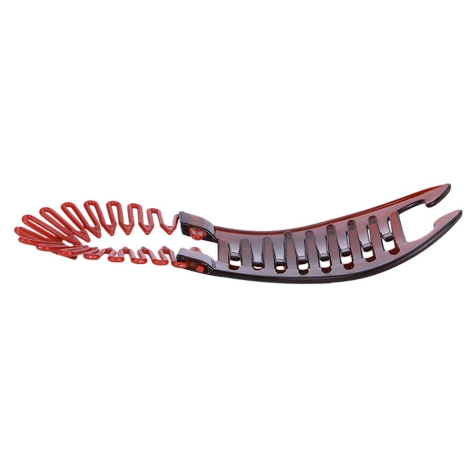 Women Stretchy Banana Hair Clip Vintage Clincher Comb Tool for Thick ...