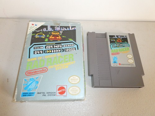 Rad Racer game Nintendo NES PAL A Boxed mattel | eBay