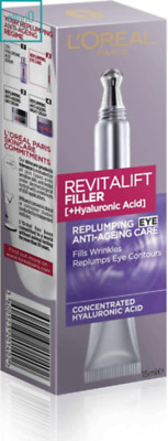 L'Oreal Paris Revitalift Filler Replumping Eye Cream 15ml 3600523201402 ...