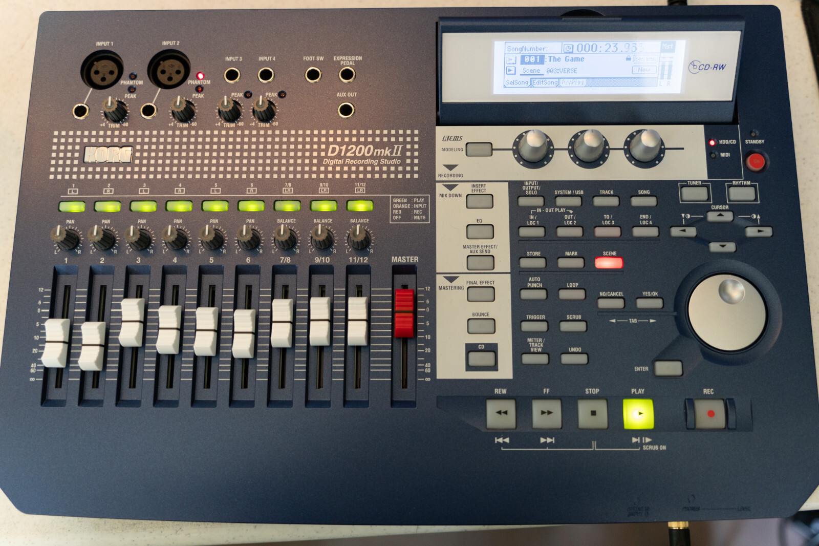 KORG D1200mkII Digital Recording Studio - Excellent Condition - Fully ...