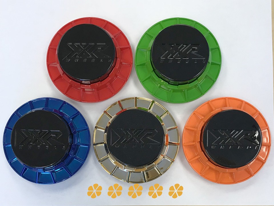 XXR Wheels Center Lock Looks Caps Blue 31XR85A-BBL 527D 530D 527F ...