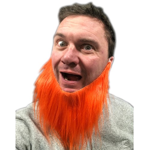 Scotsman Scottish Ireland Irish Leprechaun Ginger Orange Beard Costume ...