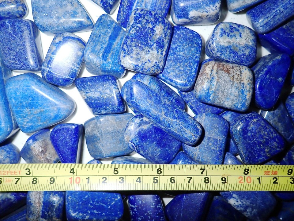 Tumbled Nice Blue Lapis Lazuli Stone 20 to 50 gram Size 50 Pieces Lot ...
