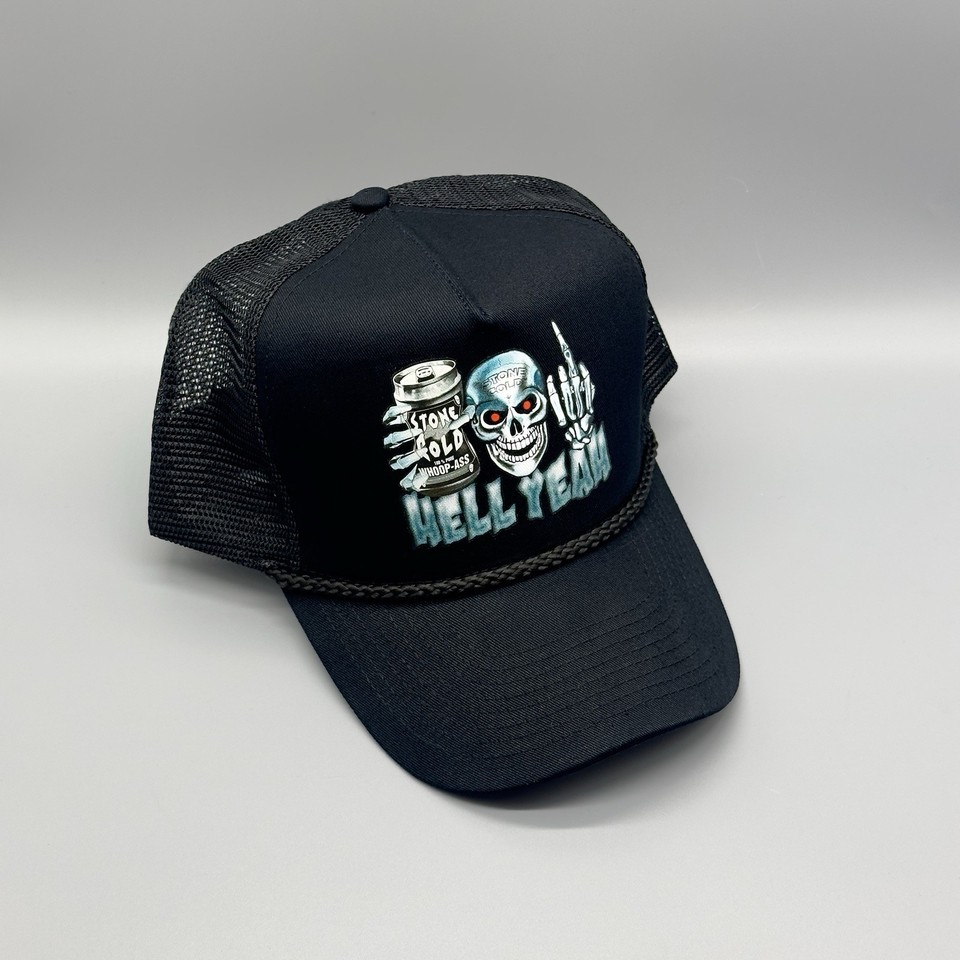 HELL YEAH Stone Cold Steve Austin 3:16 Hat Vintage Trucker Rope Cap ...