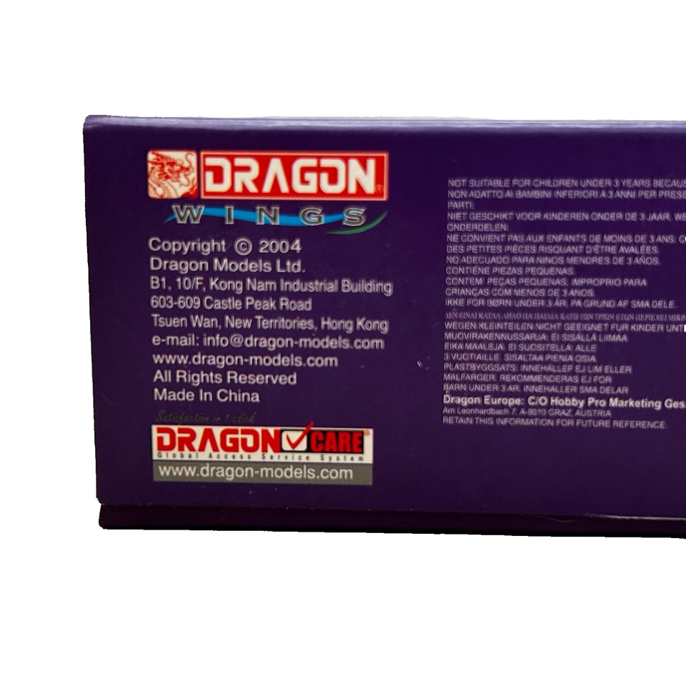 Dragon Wings 1:400 Pan Am Boeing 707-320 N412PA Jet Clipper Empress of ...