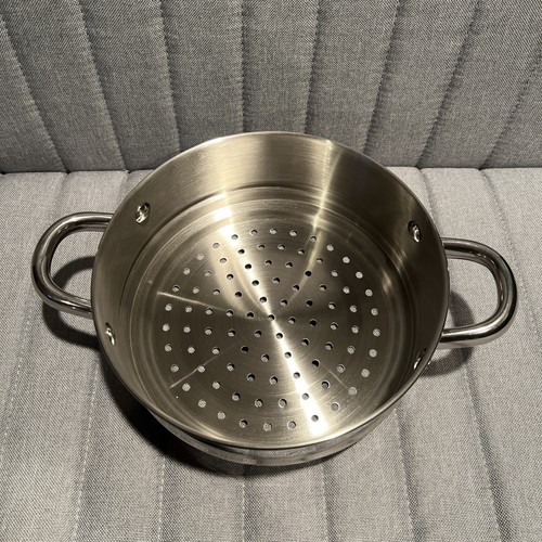 Stainless Steel Steamer Cooking Pot 7.5” | eBay