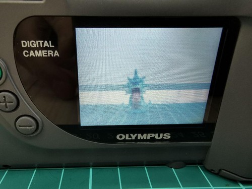 OLYMPUS D-320L Old compact digital camera AA battery powered From JAPAN ...