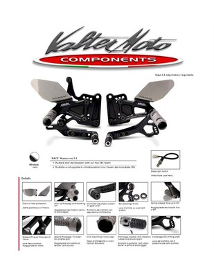 PED021 VALTER MOTO REARSETS T3.5 DUCATI 999 - 2003 2006 | eBay