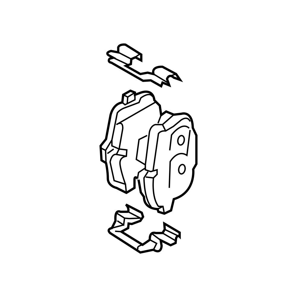 Genuine OEM Disc Brake Pad Set for BMW 34216890354 | eBay