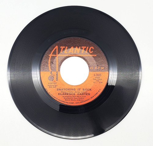 Clarence Carter Snatching It Back 45 RPM Single Record Atlantic Records ...