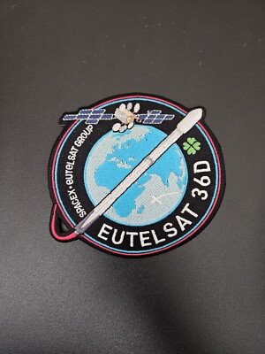 SpaceX Eutel Sat 36D Employee Mission Patch | eBay