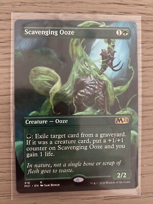 MTG, Magic The Gathering, Scavenging Ooze, Extended Art, M2021, Look ...