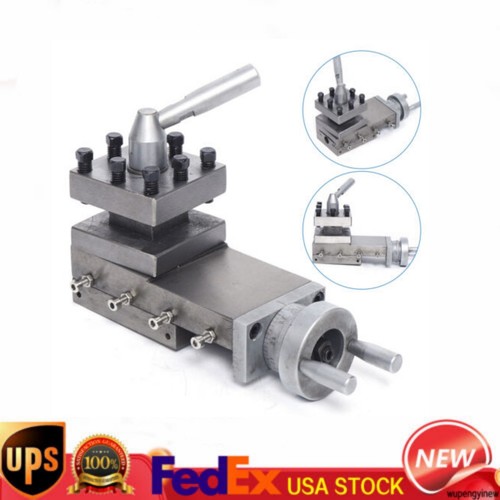 METAL LATHE CROSS SLIDE & TOOL HOLDER Compound Lathe Parts Stroke 90mm ...