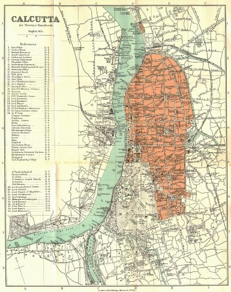 Calcutta City Map