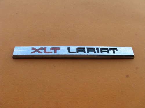 87 88 89 90 91 FORD F-150 XLT LARIAT SIDE EMBLEM LOGO BADGE SYMBOL SIGN ...