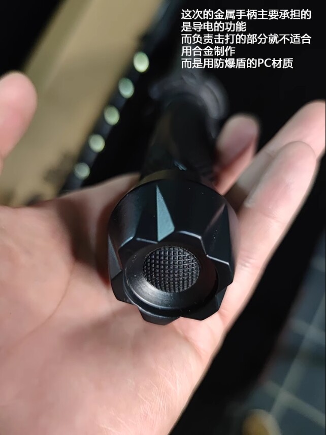 Black Widow LED Taser Baton Stick Weapon Cosplay Props Electric Prop ...