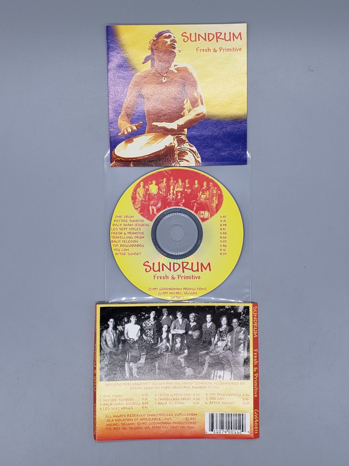 Fresh & Primitive by Sundrum (CD) No Case No Tracking | eBay