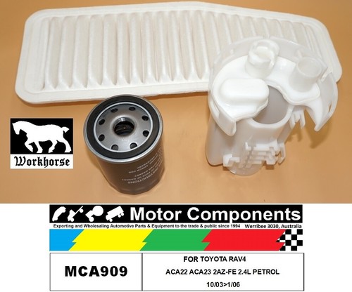 SERVICE KIT FOR TOYOTA RAV4 ACA22 ACA23 2AZ-FE 2.4L PETROL 10/03>1/06 ...