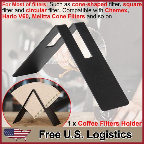 1x Coffee Filters Holder - Compatible W/ Chemex, Hario V60, Melitta ...