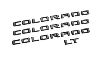 Chevrolet Colorado LT Emblems in Black GM OEM NEW 84858697 | eBay