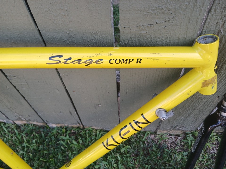 Klein Stage Comp R bike frame + Carbon (Profile Design) fork (plus ...