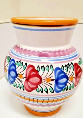 MODRA SLOVAKIA POTTERY HAND PAINTED NUMBERED VASE | eBay