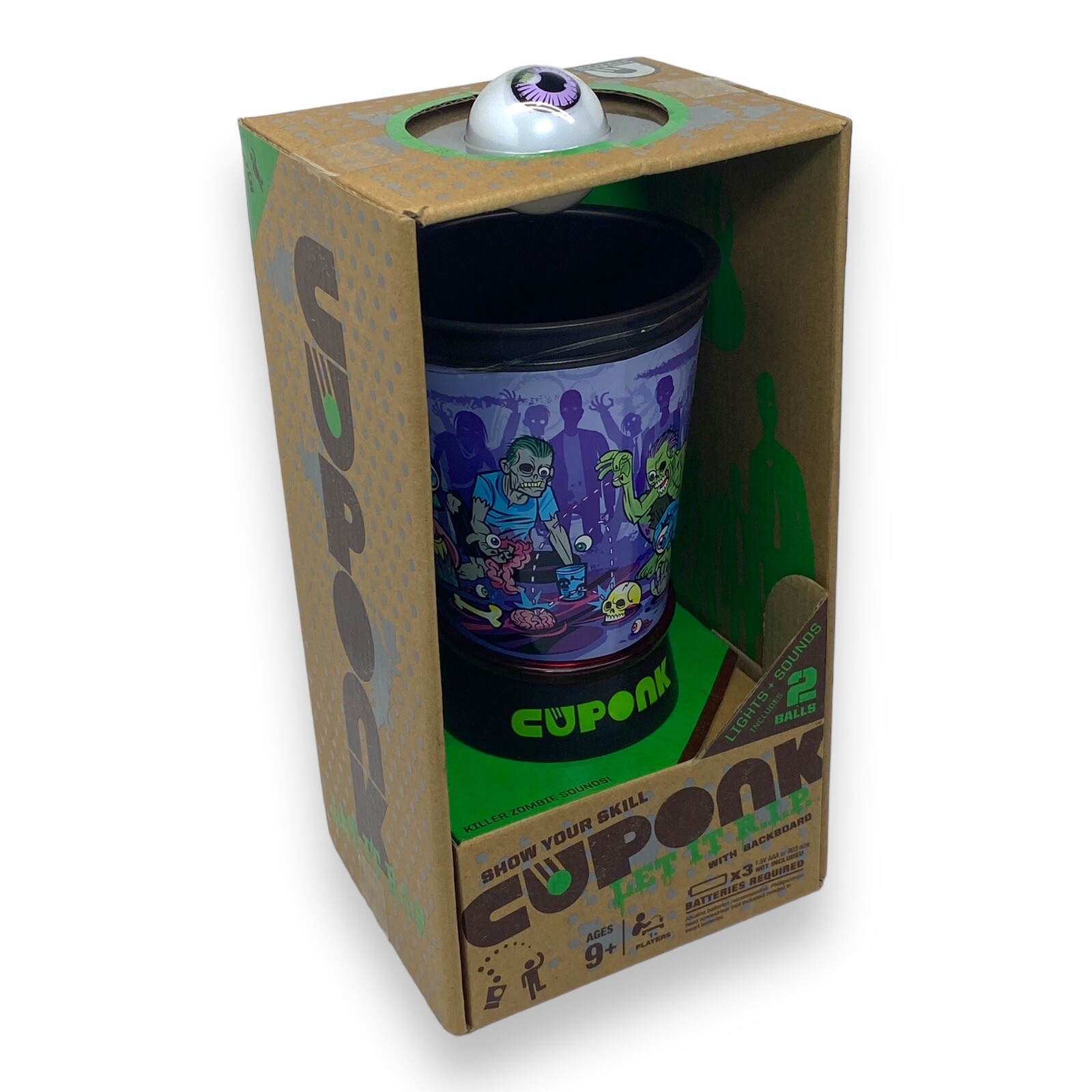 2009 Hasbro Cuponk Let It Rip Zombies Light up Trick Shot Electronic ...