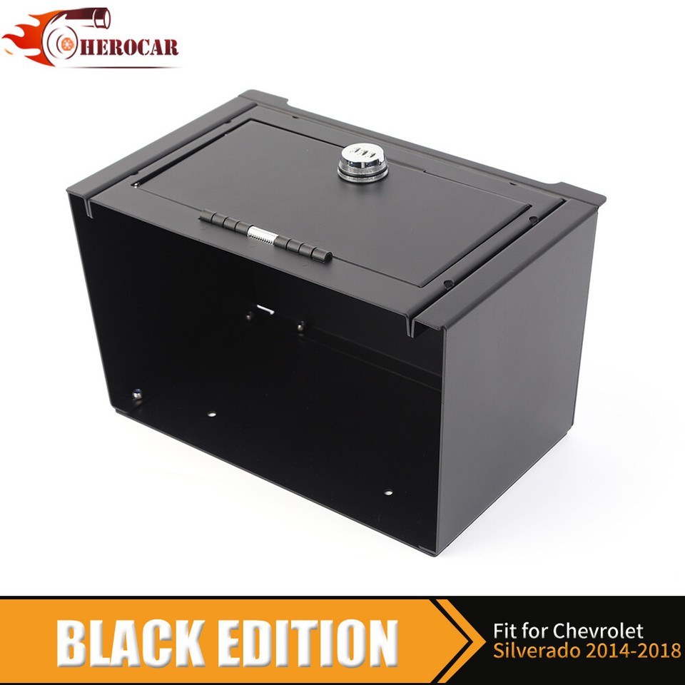 Center Manager Armrest Gun Safe Box For Chevy Silverado SIERRA 14-18 ...