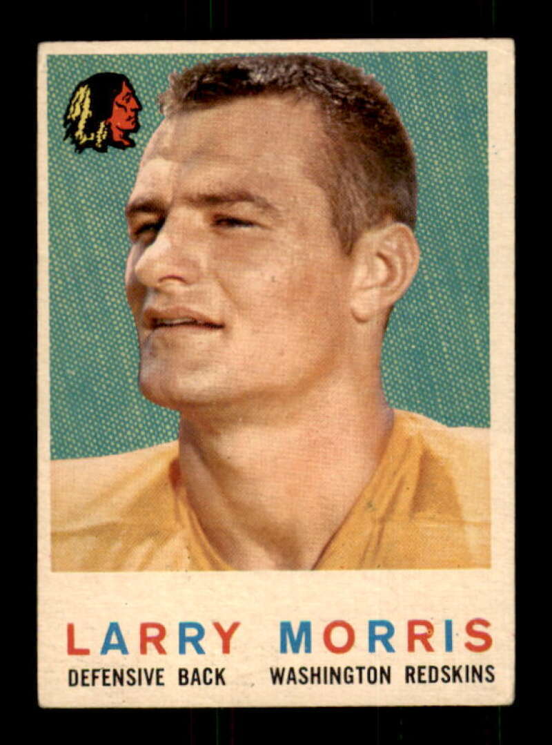 1959 Topps #141 Larry Morris VG/VGEX Redskins 540419 | eBay