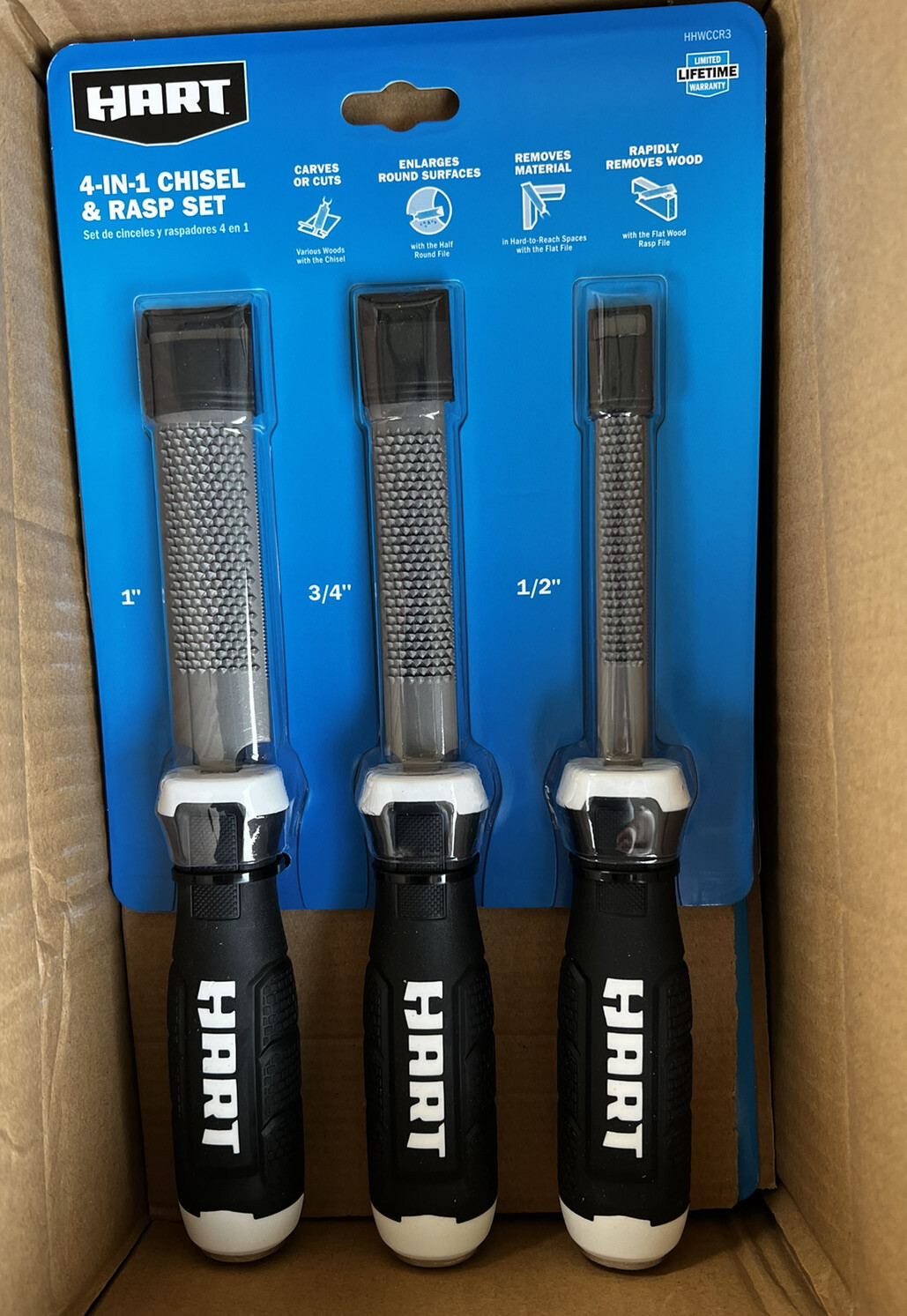 Hart 4 In 1 Chisel And Rasp Set | eBay