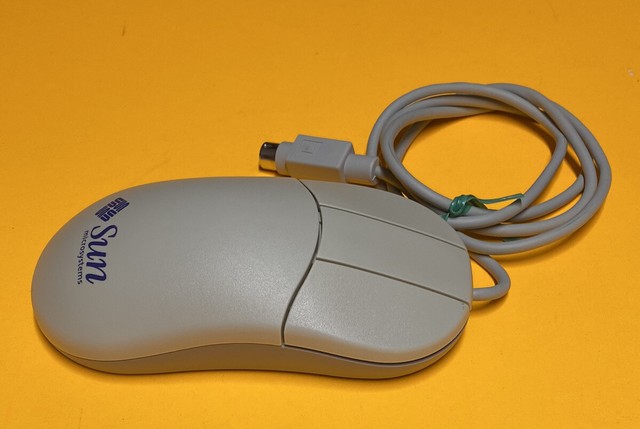 Sun Microsystems Type 6 3-button Crossbow Mini-din 8 Mouse 370-3631 for ...