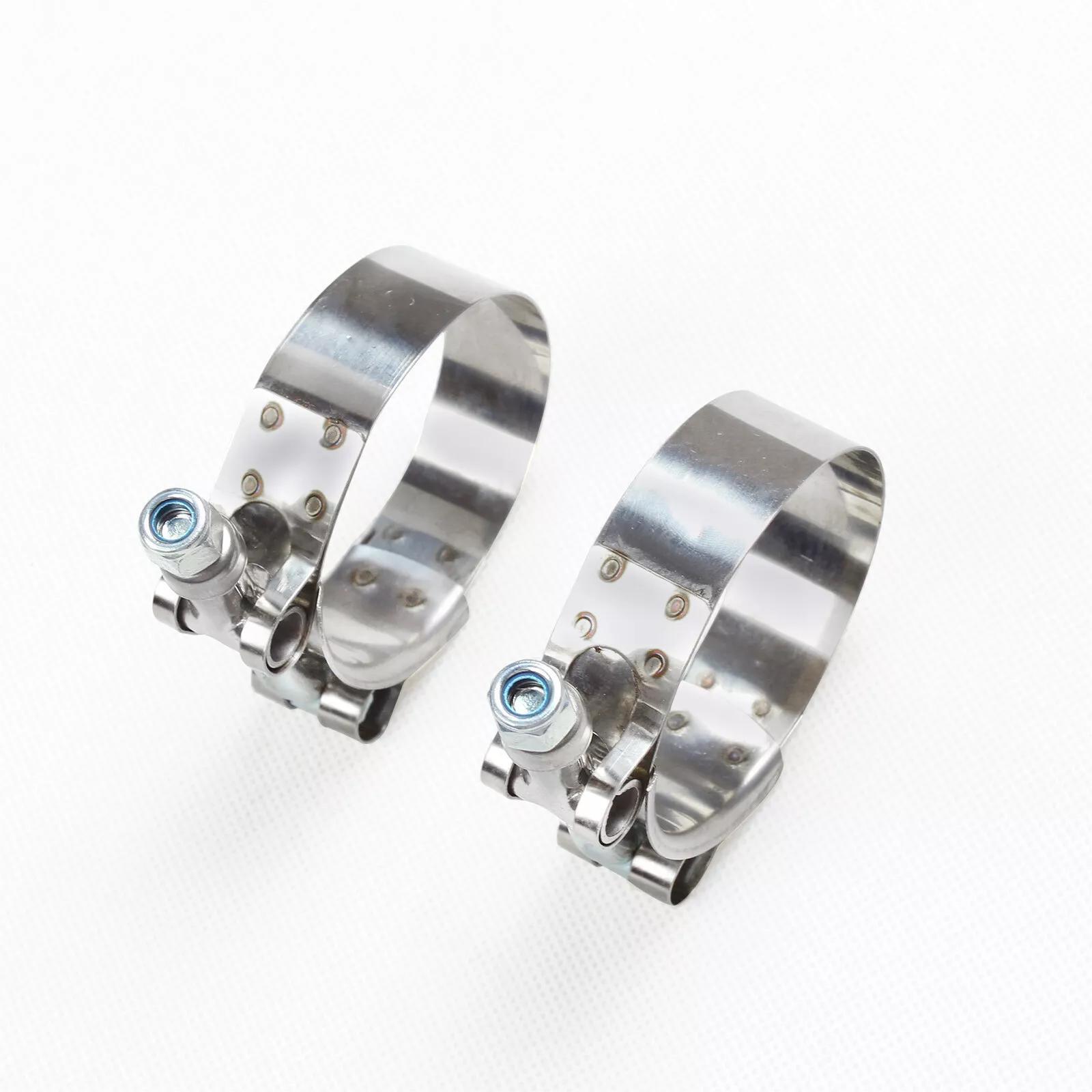2 PCS 4" Inch Stainless Steel T Bolt Clamp Turbo Intake Silicone Hose Clamp | eBay