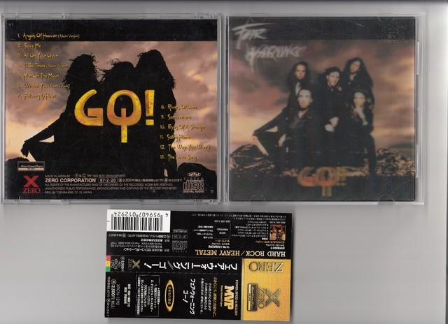 Fair Warning Go CD Japan OBI 1997 Limited 3d Jacket Sticker RARE for ...