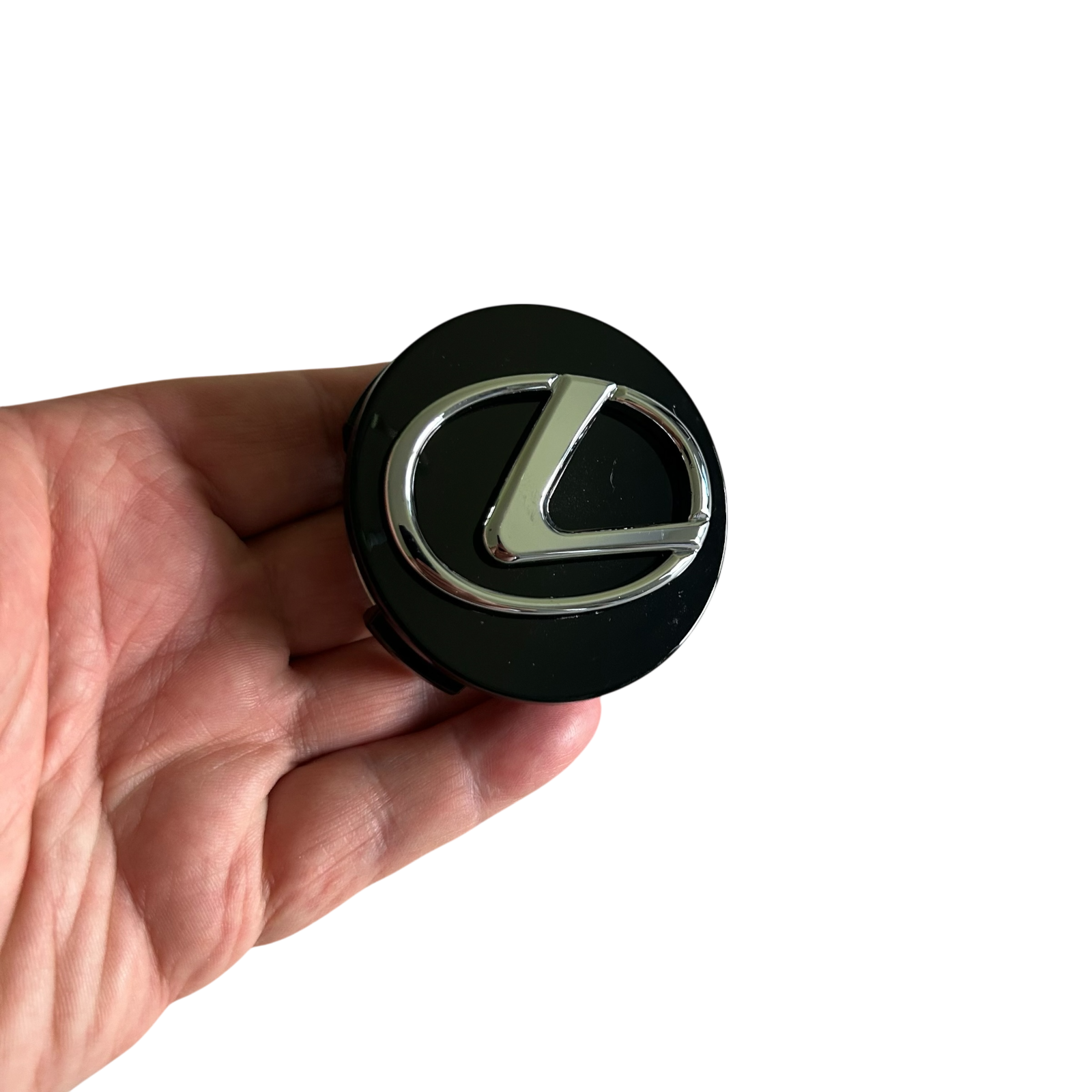 Black Lexus Center Caps with Chrome Logo Emblem for ES GS IS LC LS NX ...