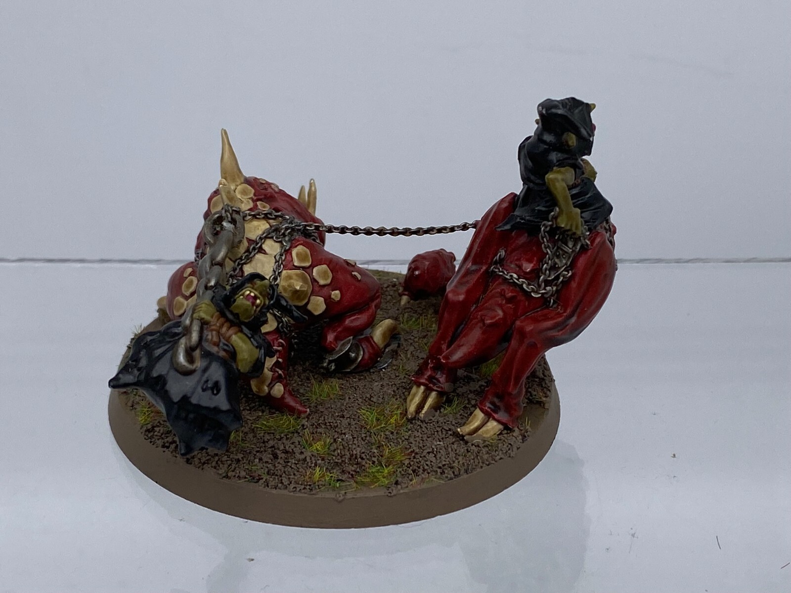 Warhammer - Orc & Goblin converted Night Goblins Mangler Squigs painted ...