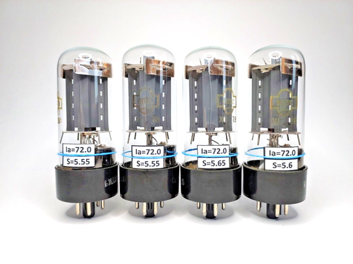6P3S 6L6GC 6P3P MATCHCHED QUAD (4pcs) 1970's TUBES / VALVES NEW NOS | eBay