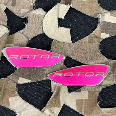 NEW Dye Rotor Bottom Shell Logo Set - Left & Right - Pink | eBay