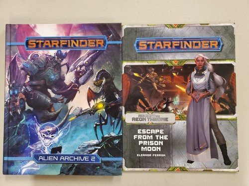 Starfinder Alien Archive II and Escape from the Prison Moon New Free ...