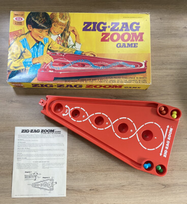 Vintage Zig Zag Zoom Game Ideal 1970 Complete with instructions and balls | eBay