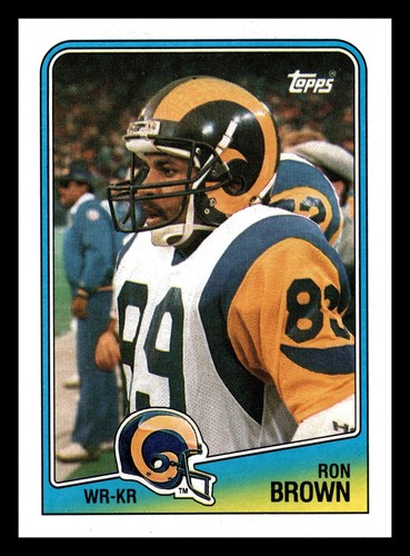 1988 Topps Ron Brown #290 Los Angeles Rams Mint | eBay