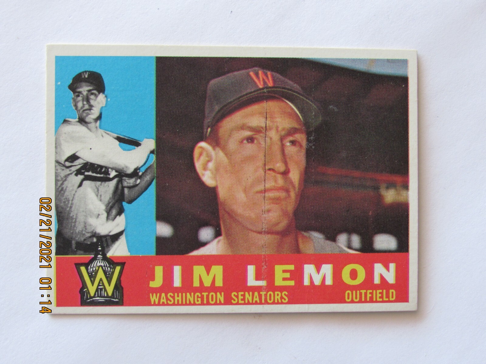 1960 TOPPS #440 JIM LEMON NM-MT WASHINGTON SENATORS | eBay