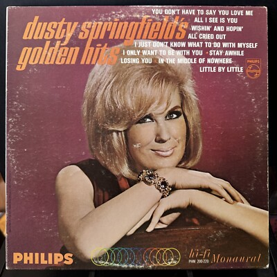 Dusty Springfield / Golden Hits Lp Vinyl Philips 200-220 Mono | eBay