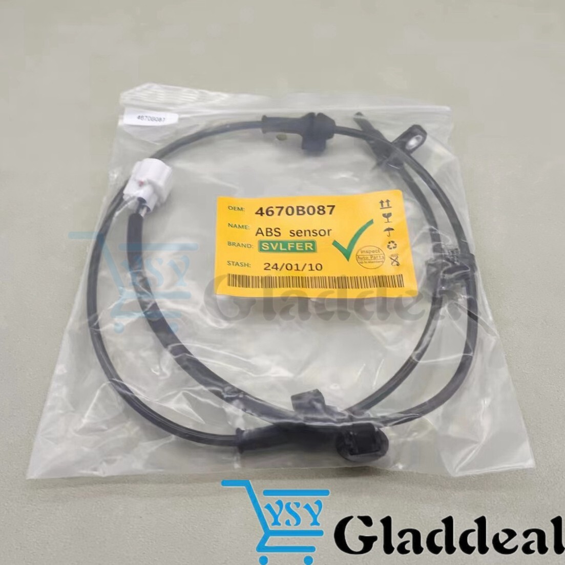 Genuine Front LH/RH ABS Speed Sensor 4670B087 FOR 2014-2021 MITSUBISH ...