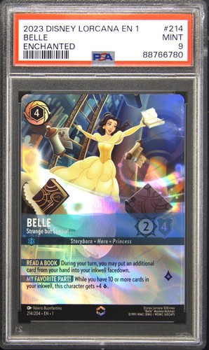 2023 214 Belle Strange But Special Enchanted Disney Lorcana TCG Card ...