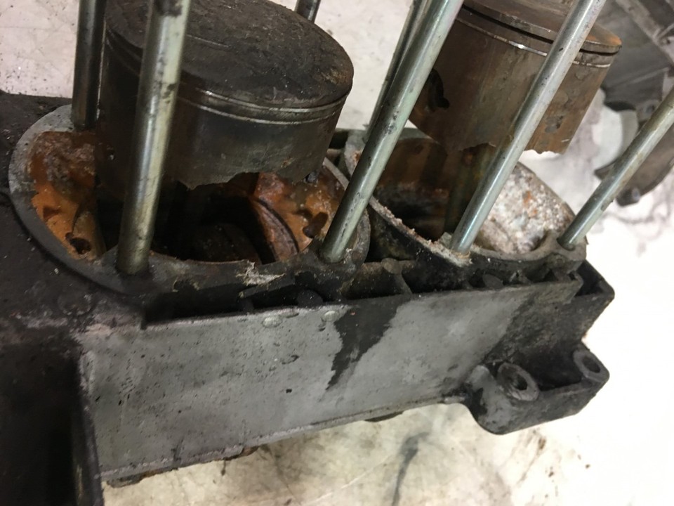 Yamaha PZ 480 485 PZ480 Phazer engine crank shaft case block bottom end ...