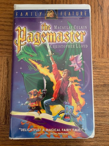 The Pagemaster VHS | eBay