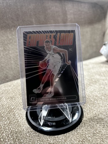 2023-24 Donruss Optic Victor Wembanyama Express Lane Purple Holo Prizm ...