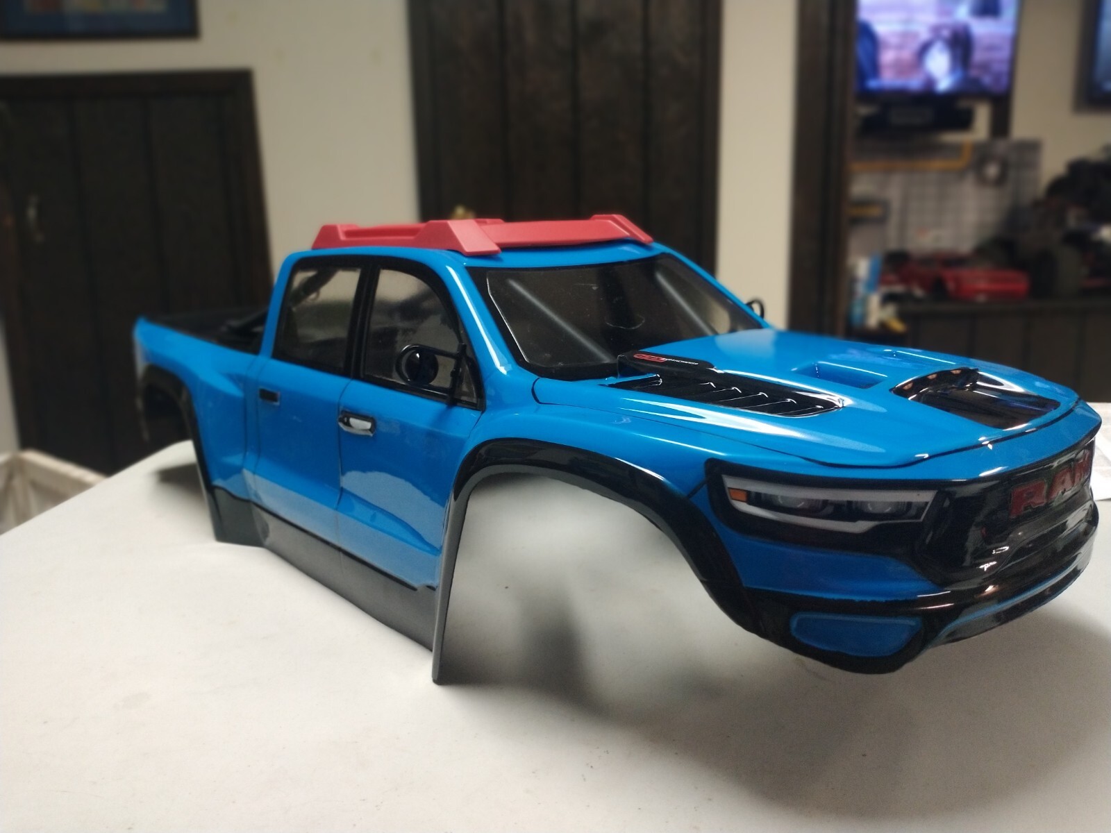 Custom Painted Traxxas XMAXX, RC Body With Mount, Roof Skid Plate RC ...