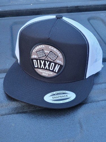 💥DIXXON FLANNEL "TRACKER" SNAP BACK FLAT BILL HAT 🖤🤍 Black & White 💥 | eBay